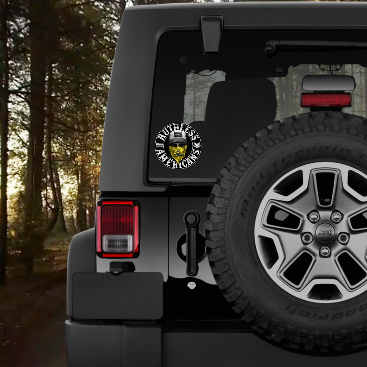 Don't Tread On Me 5 inch - Decal – Ruthless Americans